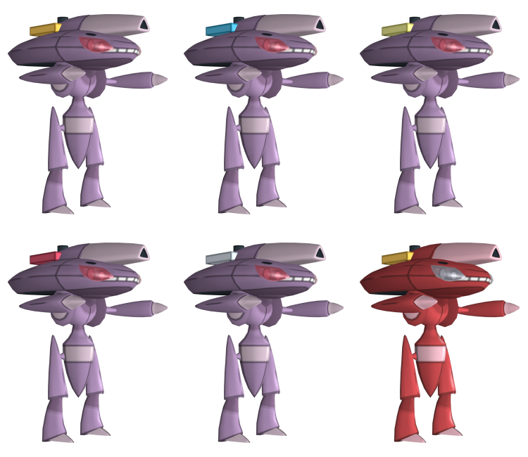 Genesect (Pokemon) Free 3D Model - .dae .fbx - Free3D