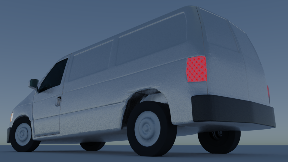 Ford Econoline 1998 Free 3D Model - .blend .obj - Free3D