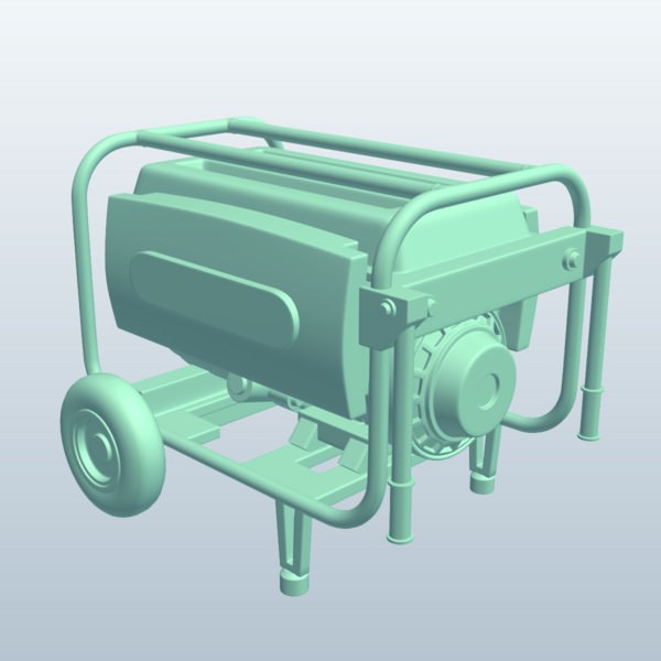 W Portable Gas Generator v1 Free 3D Model - .obj .stl - Free3D