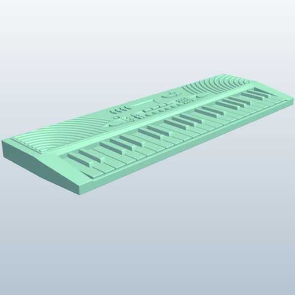 Teclado electronico v1 Modelo 3D gratis - .obj .stl - Free3D