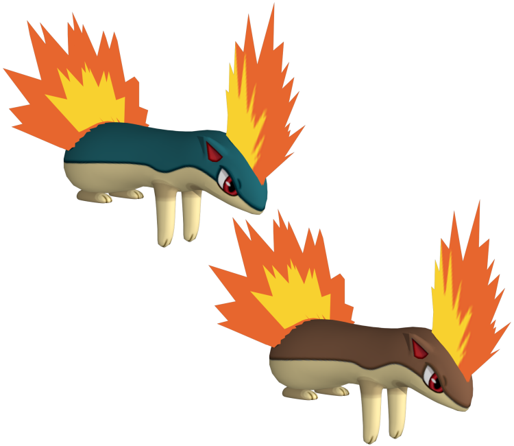 Quilava (Pokemon) Free 3D Model - .dae .fbx - Free3D