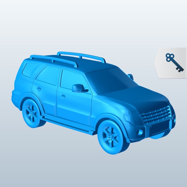 SUV Taxi v1 Free 3D Model - .obj .stl - Free3D