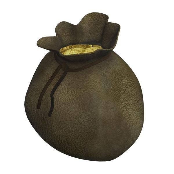 Bag of gold v1 Free 3D Model - .obj .stl - Free3D