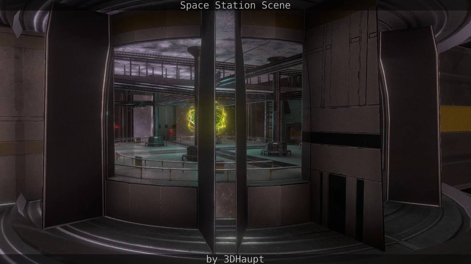 Space Station Scene Free 3D Model - .x .wrl .obj .abc .dae .tbscene ...