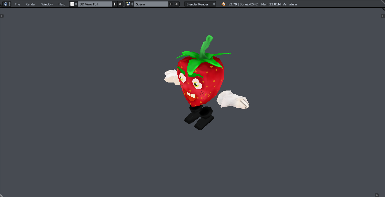 Strawberry Free 3D Model - .blend .obj .fbx - Free3D