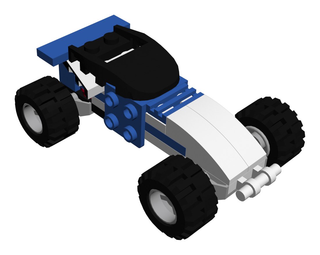 Lego 7800 Off Road Racer Free 3D Model - .3ds .dae .max .c4d .fbx - Free3D