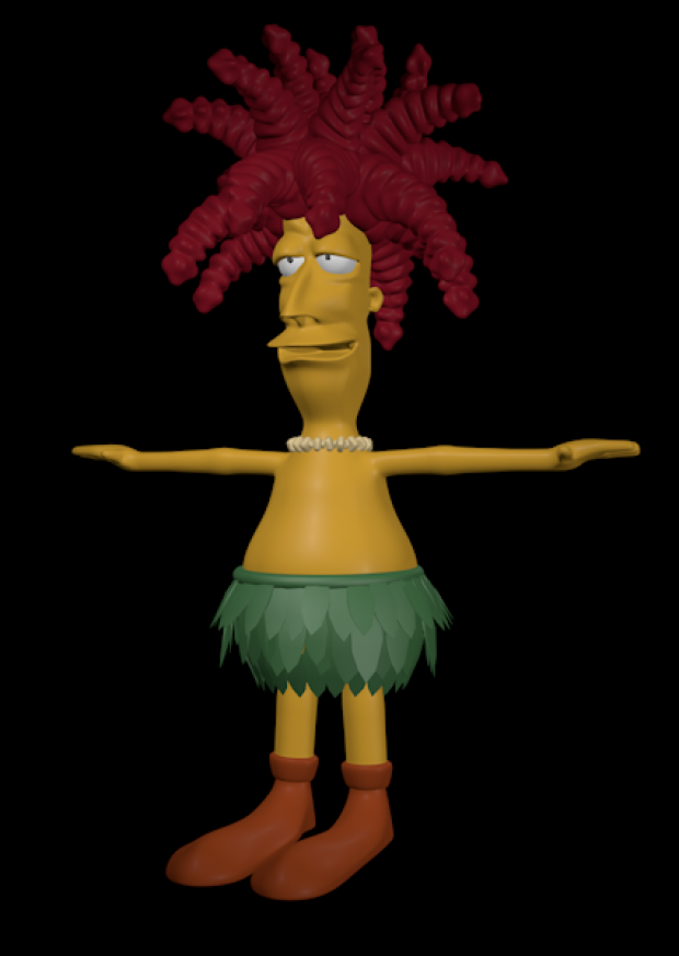 Sideshow Bob Free 3D Model - .c4d - Free3D