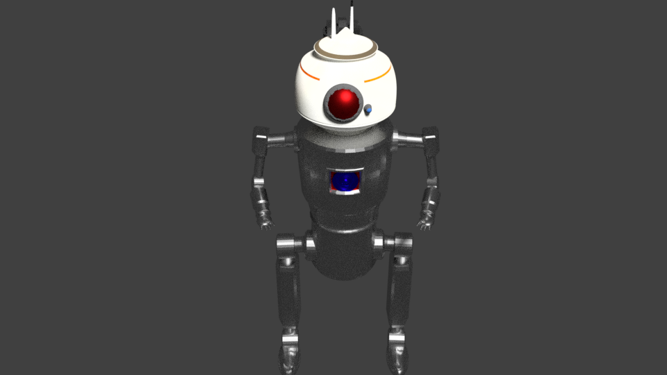 INTERGALACTIC ROBOT Free 3D Model - .obj .fbx .blend - Free3D