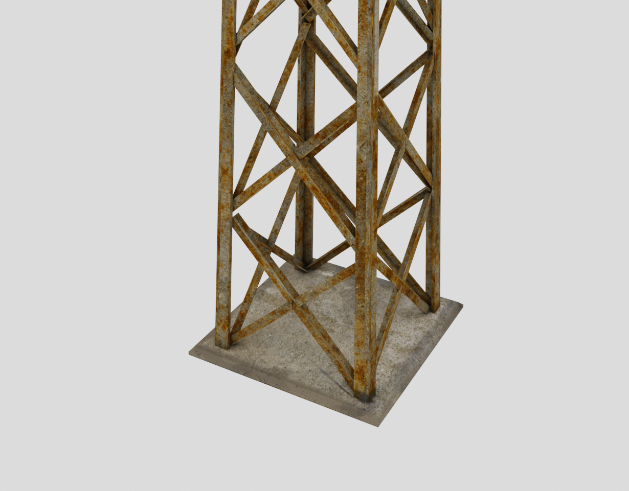 Radio Tower Free 3D Model - .blend .obj .fbx .abc - Free3D