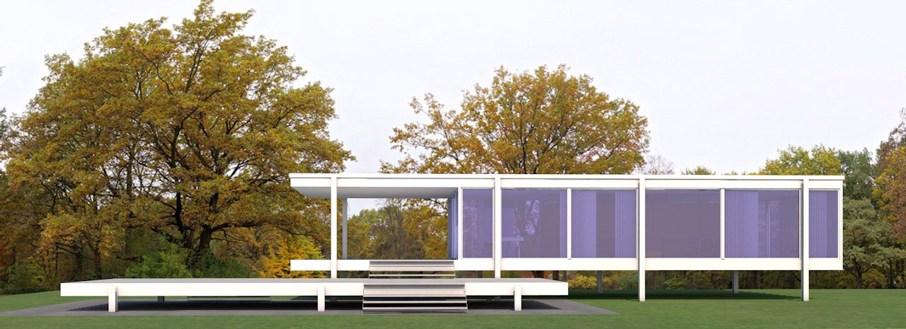 The Farnsworth House Free 3D Model - .c4d - Free3D