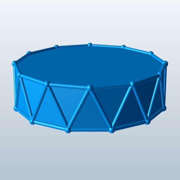 Dodecagonal antiprism v1 Free 3D Model - .obj .stl - Free3D