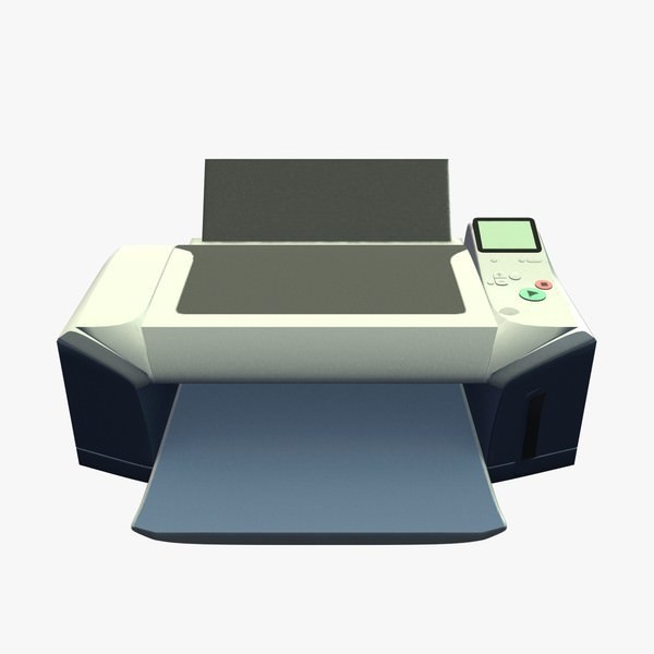 Computer Printer v3 Free 3D Model - .obj .stl - Free3D
