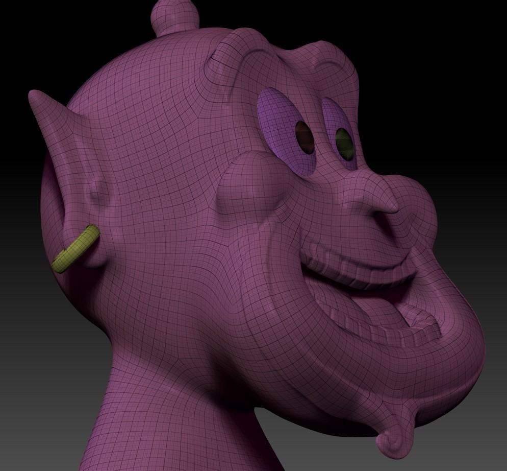 Aladdin genie head Free 3D Model - .obj - Free3D