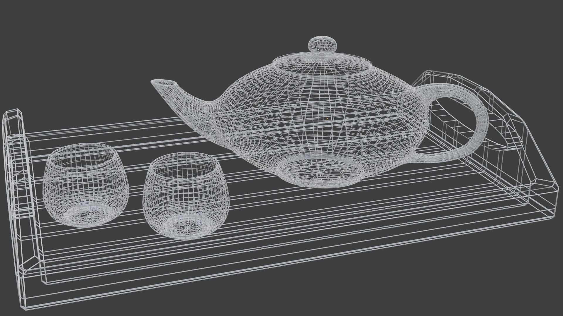 Teapot set Free 3D Model - .blend .obj .stl - Free3D