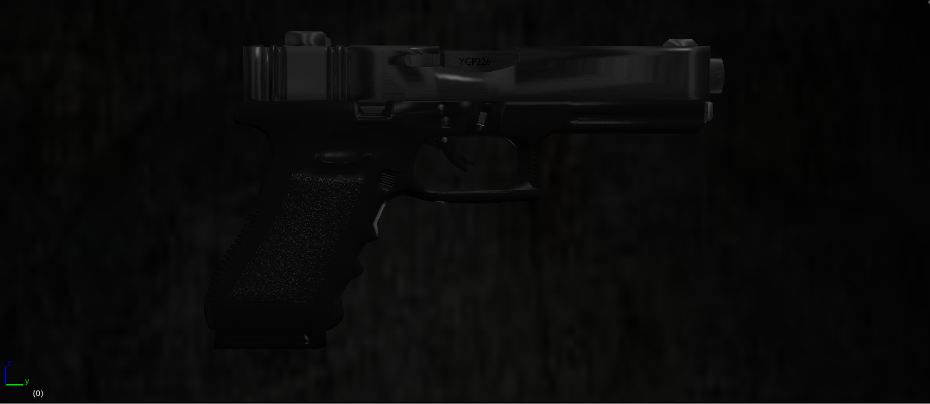 Pistol glock 9mm Free 3D Model - .3ds .obj .dae .blend .fbx .mtl .stl ...