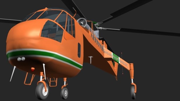 SkyCrane Free 3D Model - .obj .lwo - Free3D