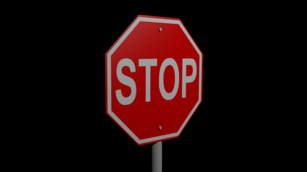 Stop Sign Free 3D Model - .3ds .obj .dae .blend .fbx .mtl - Free3D