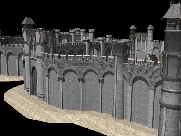 Castillo bravil Modelo 3D gratis - .obj .lwo .lws - Free3D
