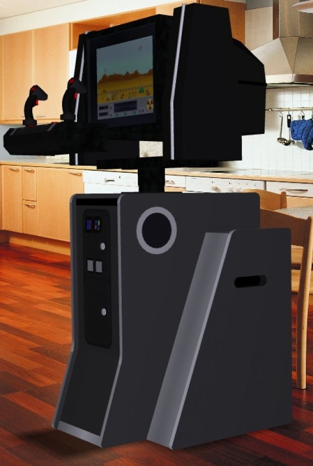 Danger Zone - Upright Arcade Machine Modelo 3D gratis - .3ds - Free3D