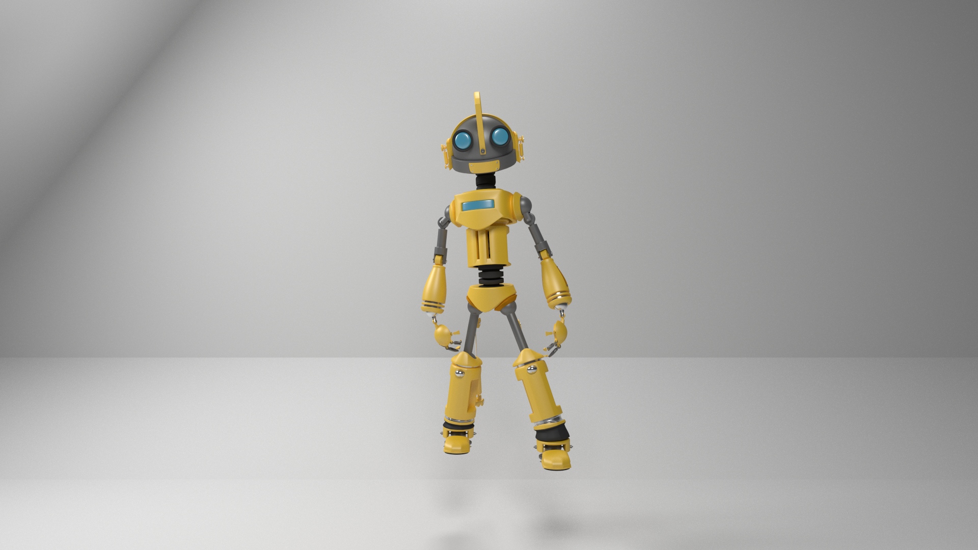 Atom, le robot optimiste Modèle 3D gratuit - .blend - Free3D