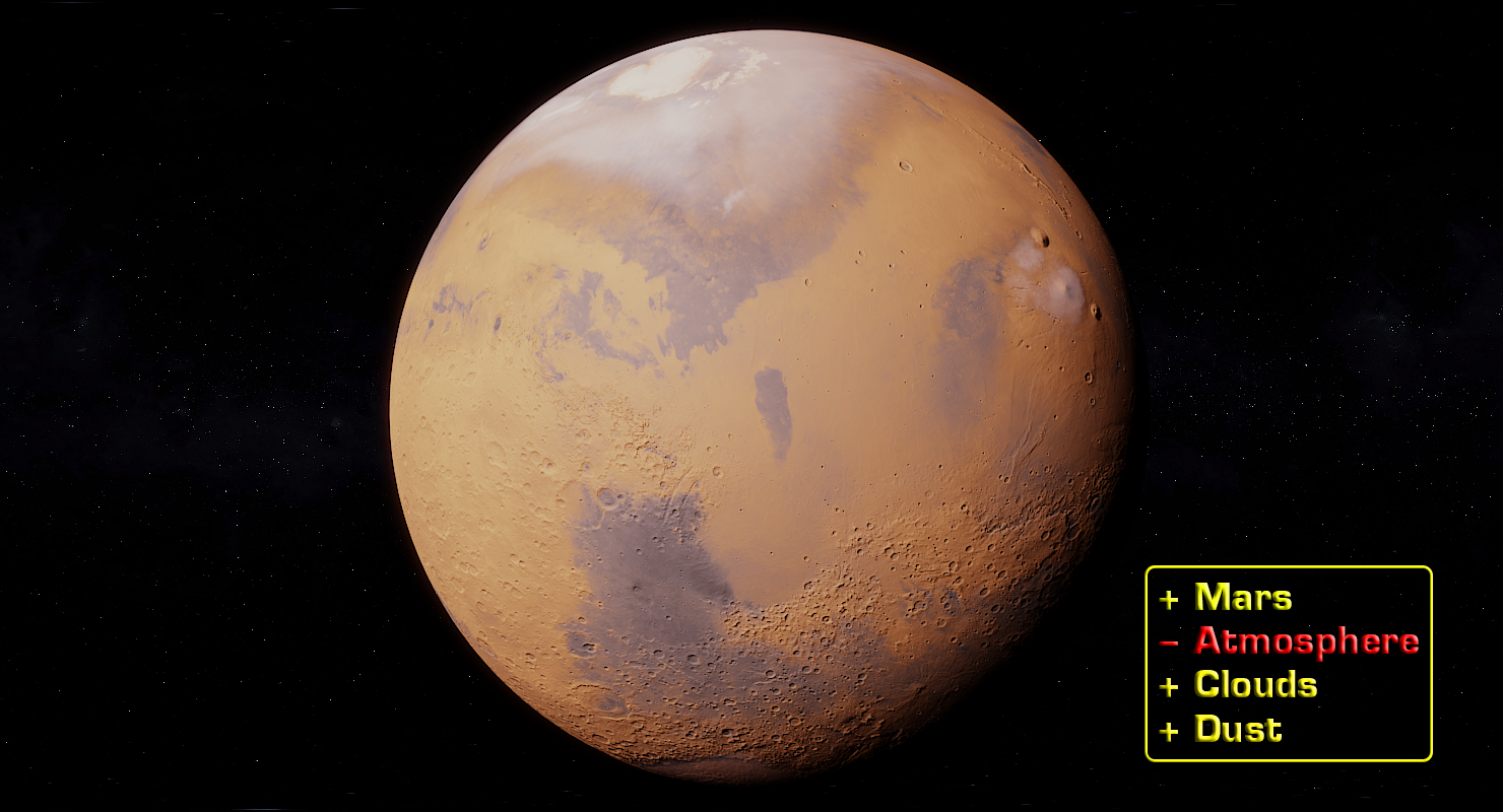 Mars Photorealistic 2K Free 3D Model - .blend .max .ma .c4d .fbx .obj ...