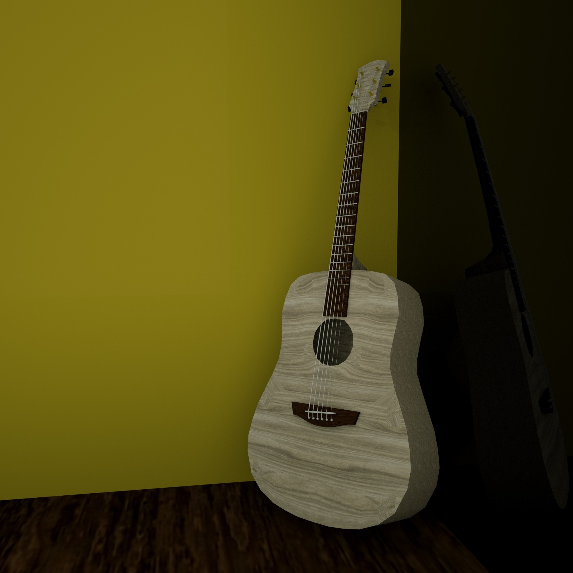 Guitar Free 3D Model - .fbx - Free3D