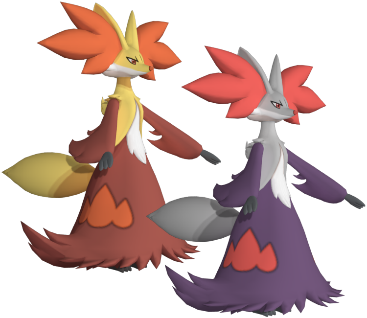 Delphox (Pokemon) Free 3D Model - .dae .fbx - Free3D