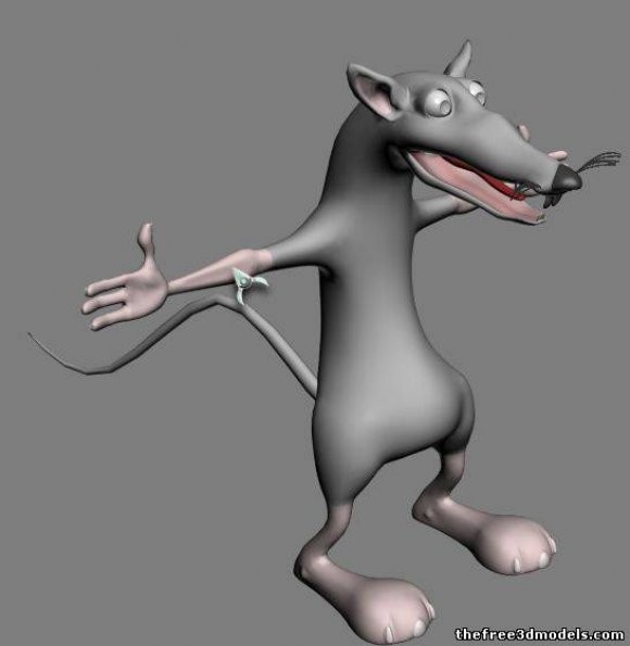 Rat Free 3D Model - .max - Free3D
