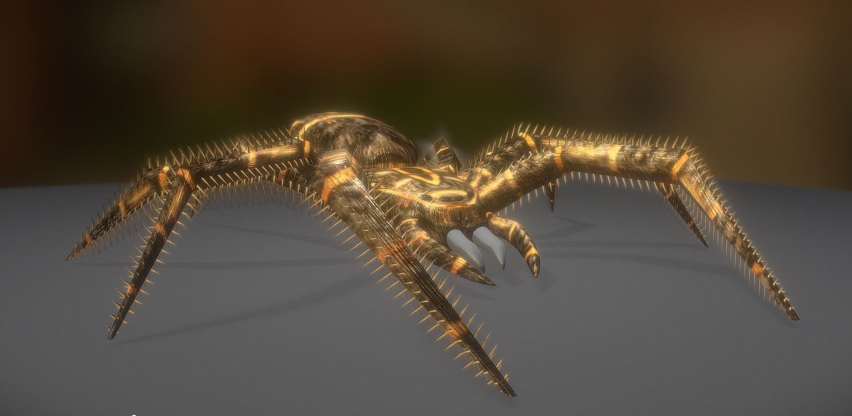 Spider Animated and Game-Ready Free 3D Model - .fbx .dxf .dae .blender ...