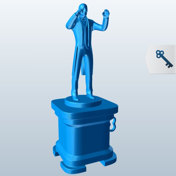 Musical Conductor pose 1 v1 Free 3D Model - .obj .stl - Free3D