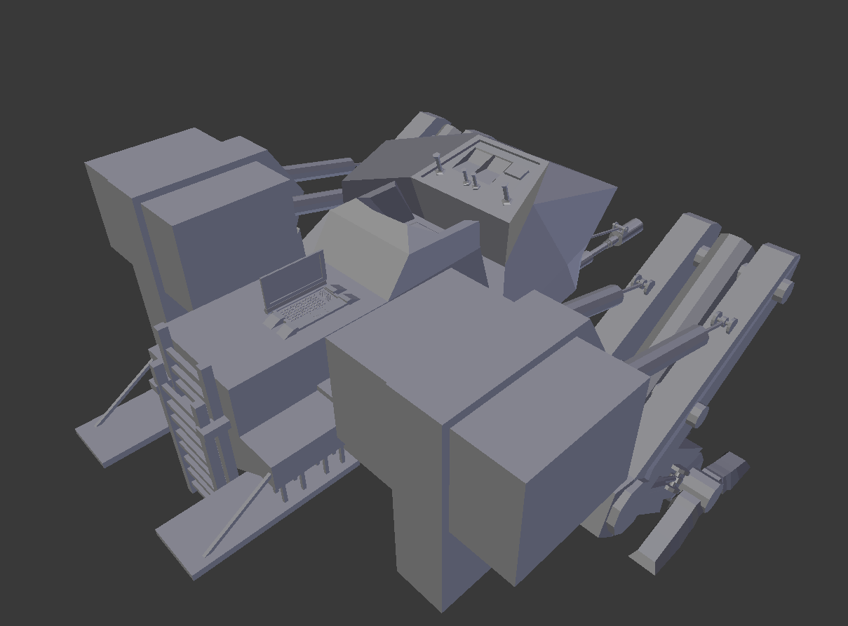 Mech Free 3D Model - .blend - Free3D