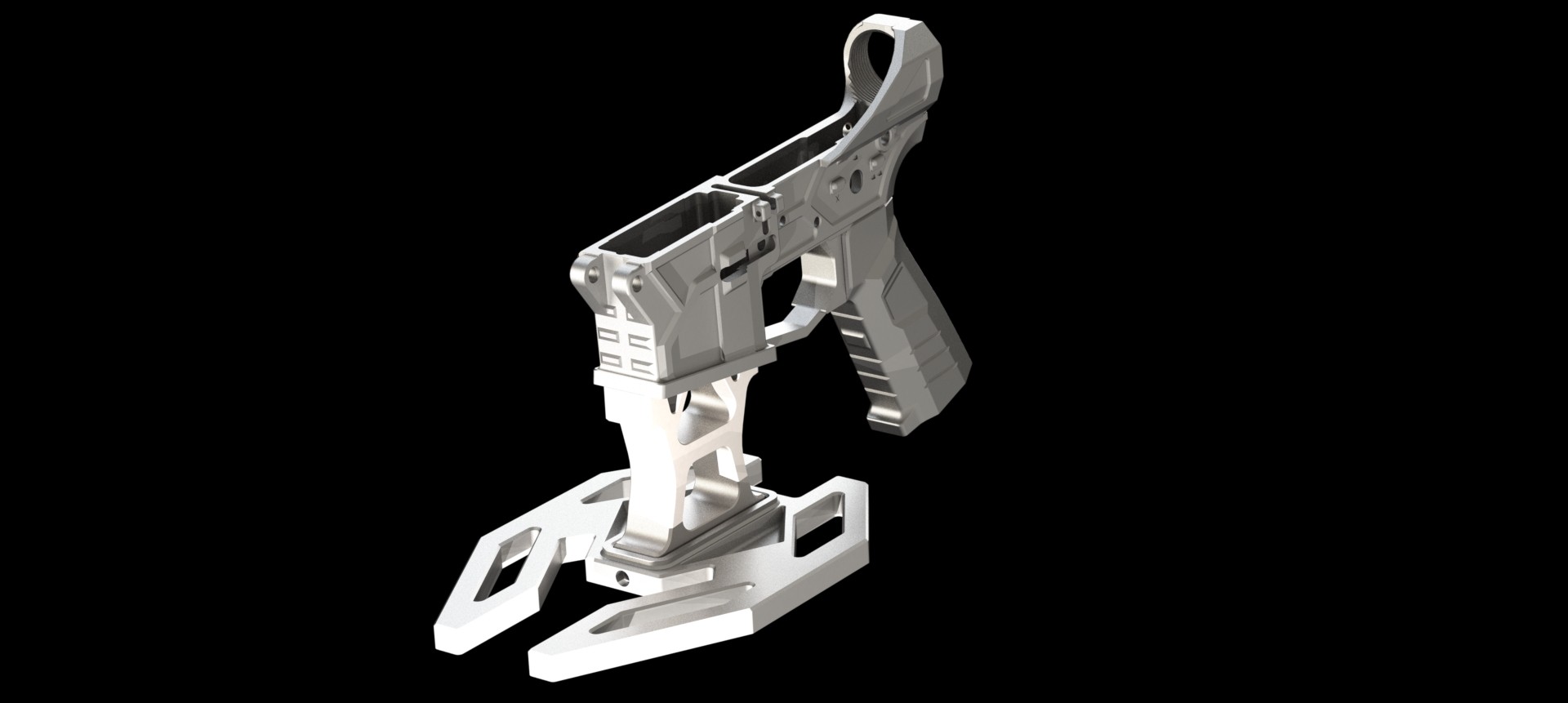 AR-15 Modular Stand Free 3D Model - .stl - Free3D