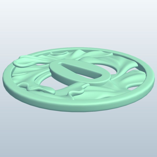 Tsuba V1 Free 3D Model - .obj .stl - Free3D