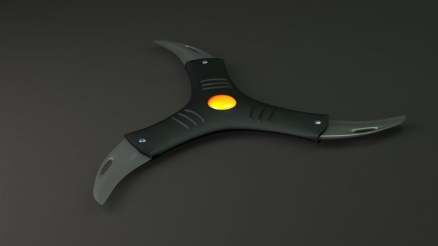 Tri-blade boomerang Free 3D Model - .obj - Free3D