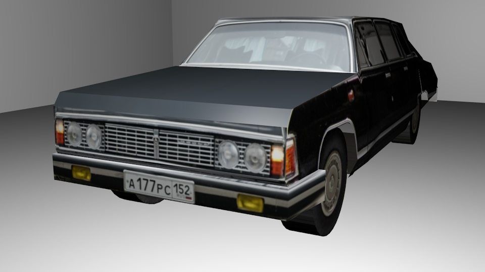 GAZ-14 Chaika Free 3D Model - .blend - Free3D