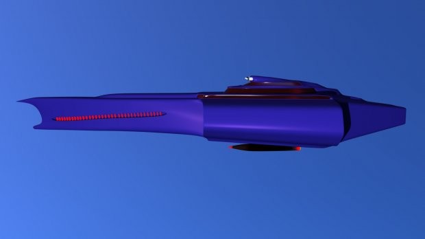 Spaceship Free 3D Model - .obj .ma .mb - Free3D
