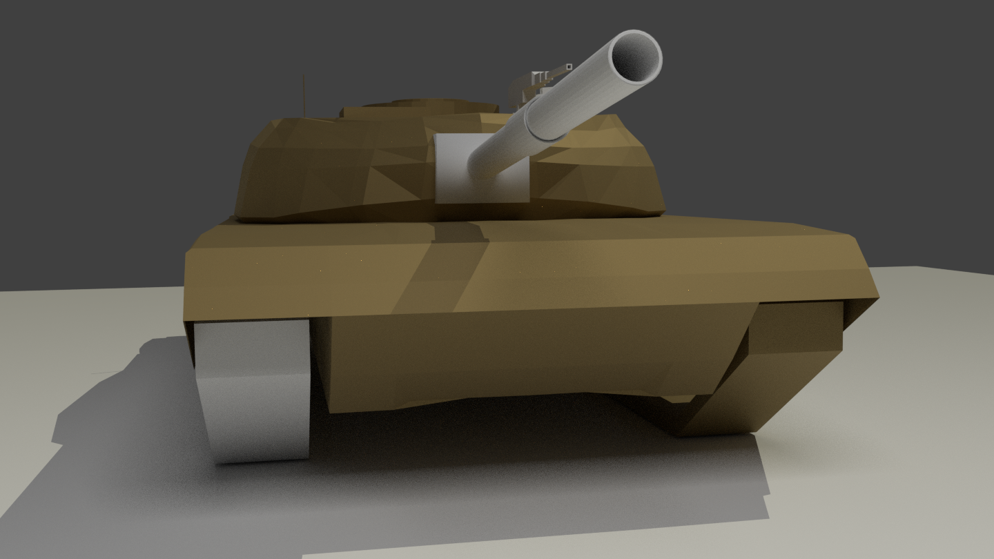 Tank Low Poly Free 3D Model - .blend .obj .3ds - Free3D