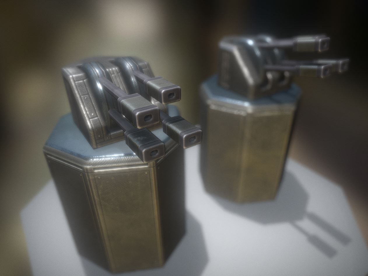 Laser Gun Tower Free 3D Model - .abc .x3d .x .wrl .stl .raw .ply .obj ...