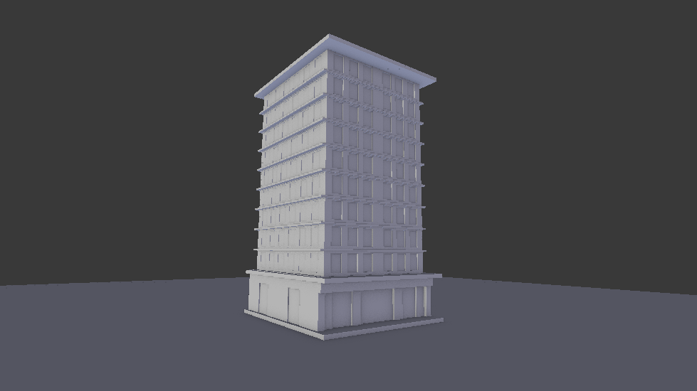 Building Free 3D Model - .blend .fbx .3ds .obj - Free3D