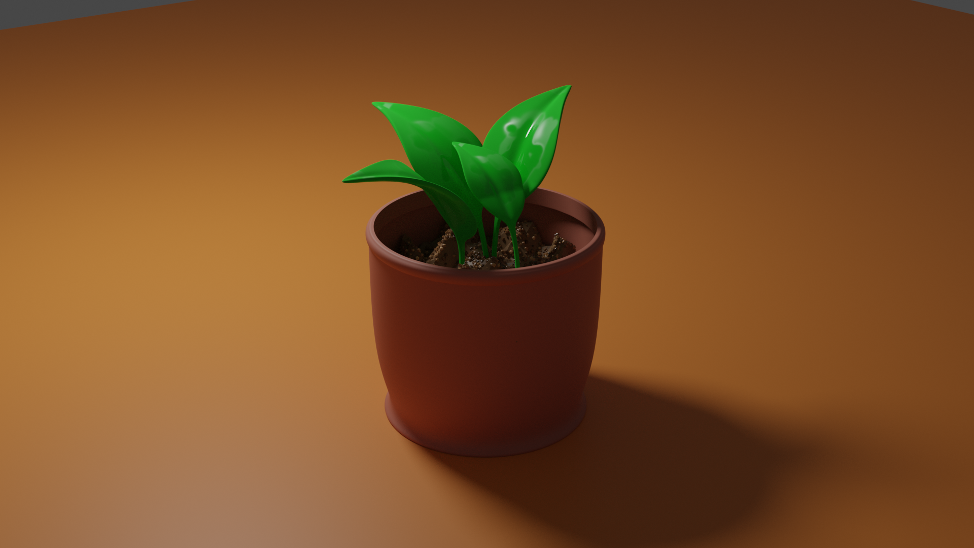 Flower Pot Free 3D Model - .blend .obj .fbx - Free3D