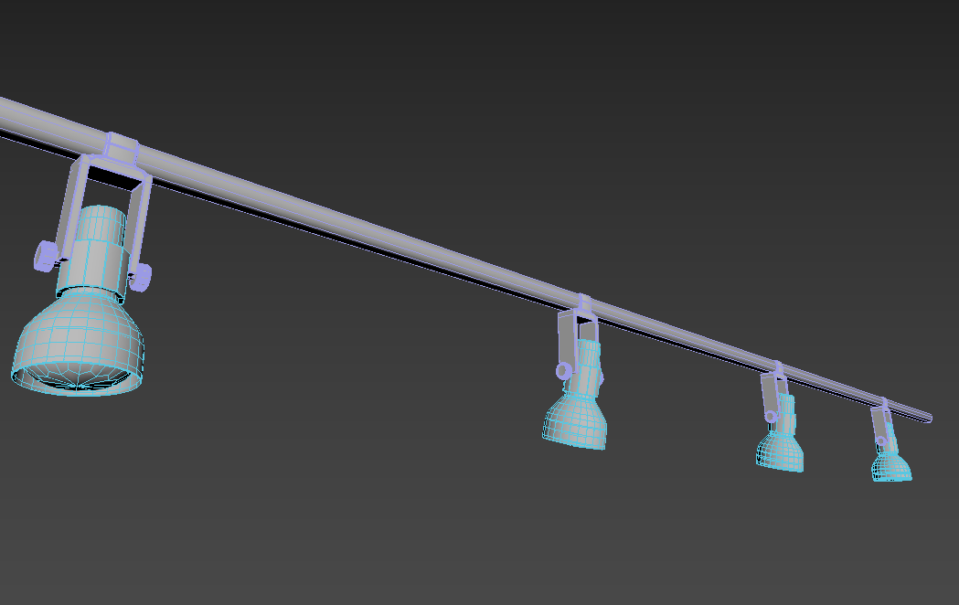 Light lamps Free 3D Model - .obj - Free3D