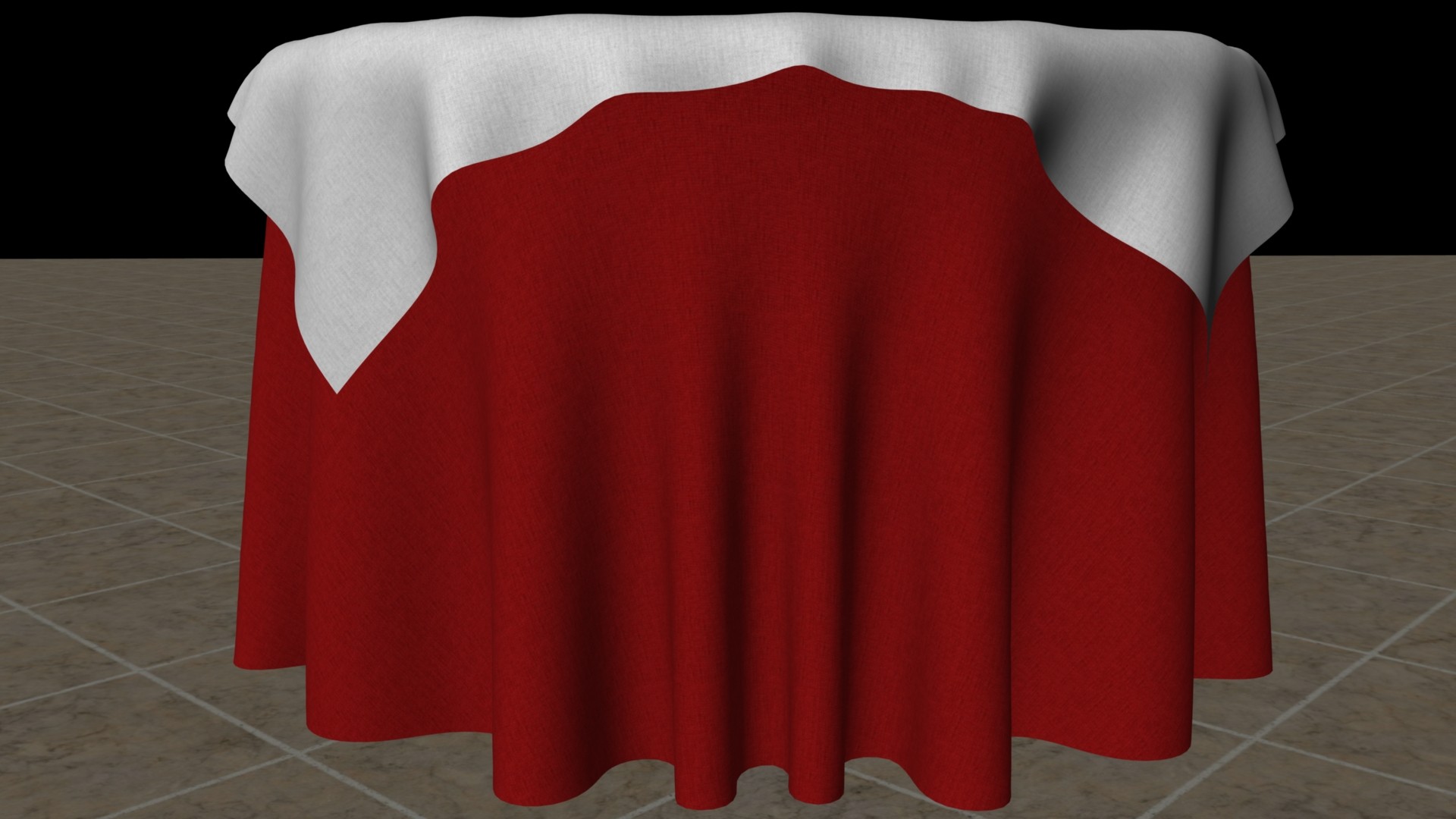TableCloth Free 3D Model - .max .ma .mb .dae .dwg .obj .fbx - Free3D