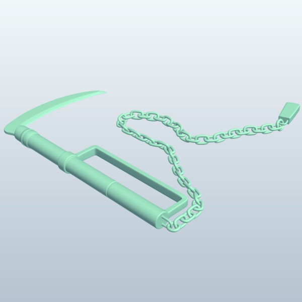Kusarigama V1 Free 3D Model - .obj .stl - Free3D
