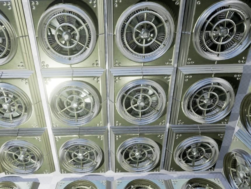 Industrial Fan Low-Poly and Animated Free 3D Model - .obj .dae .blend ...