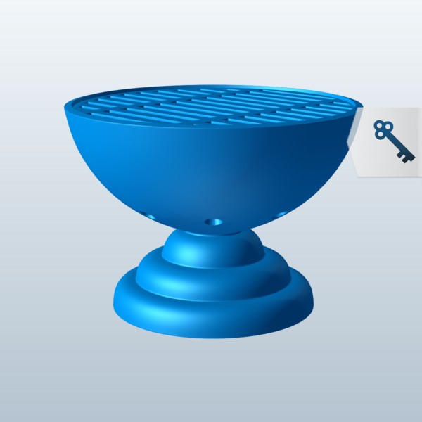 Cast iron fire pit v2 Free 3D Model - .obj .stl - Free3D