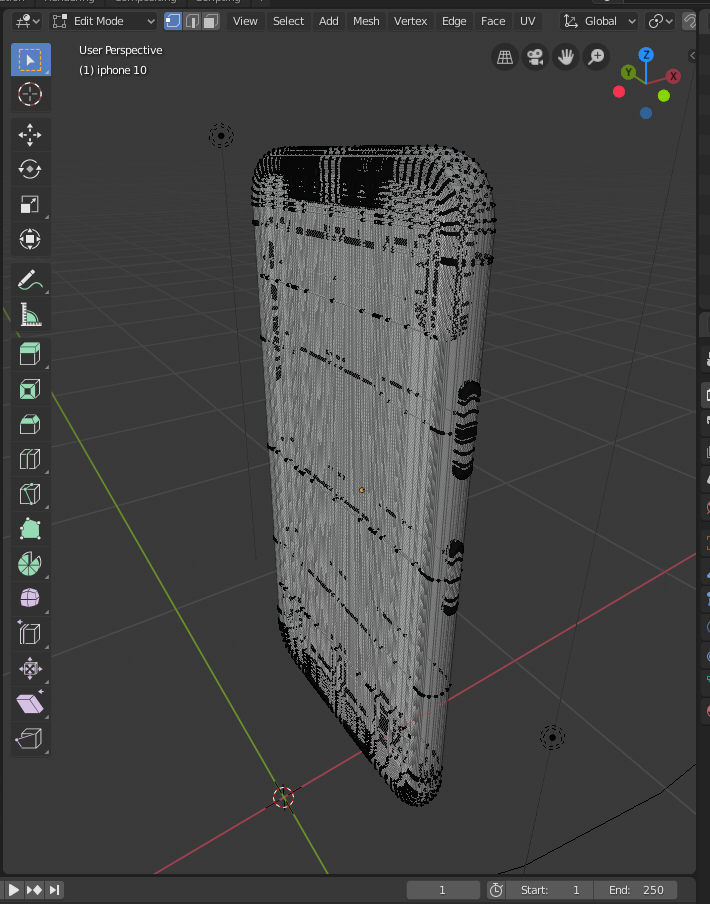 IPhoneX Free 3D Model - .blend - Free3D