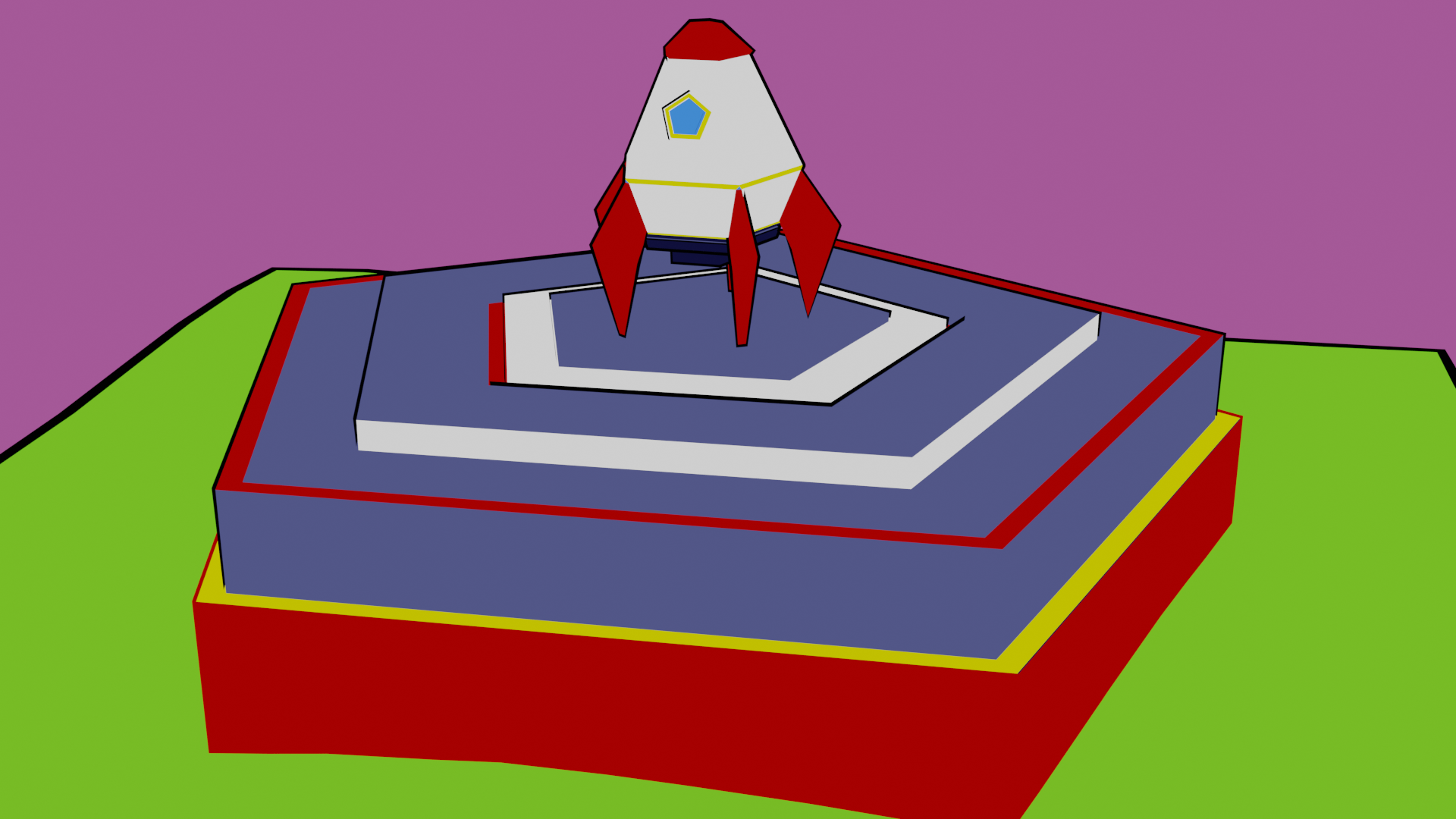 Low Poly Rocket Free 3D Model - .blend - Free3D