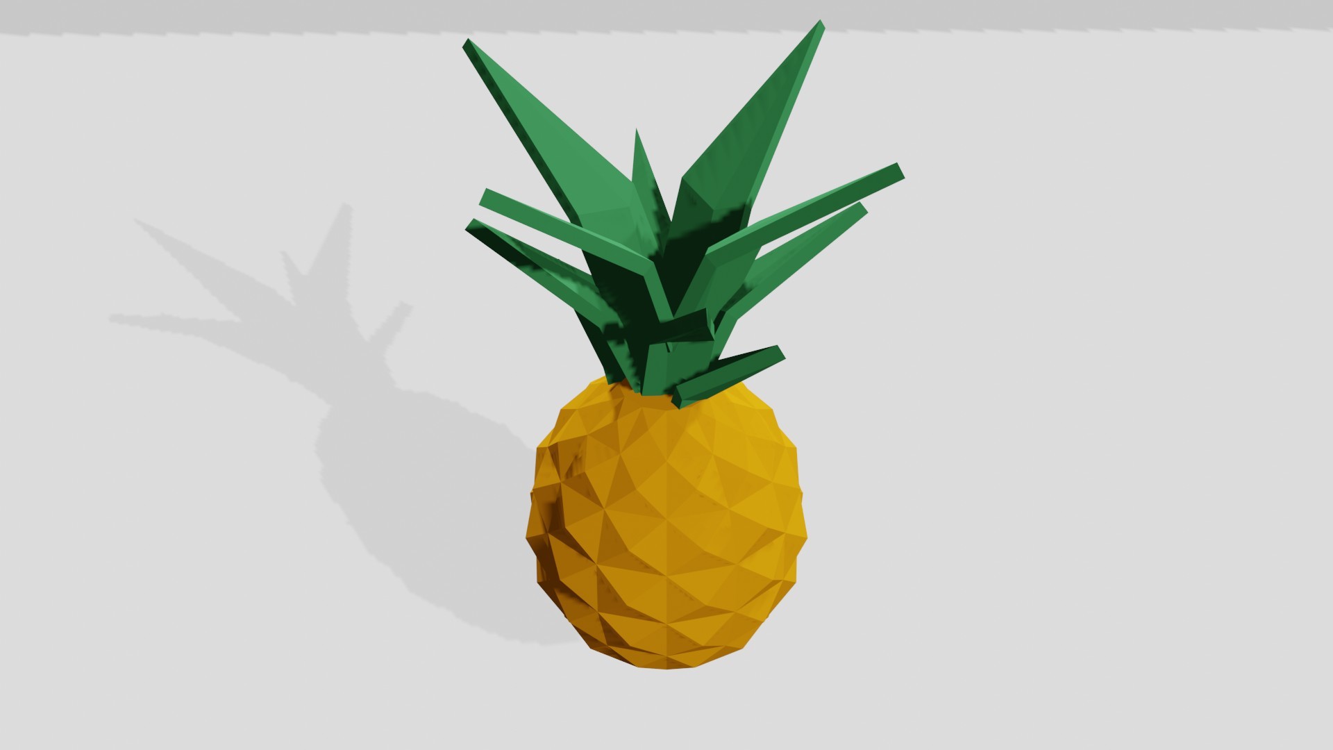 PINEAPPLE LOWPOLY Free 3D Model - .fbx - Free3D