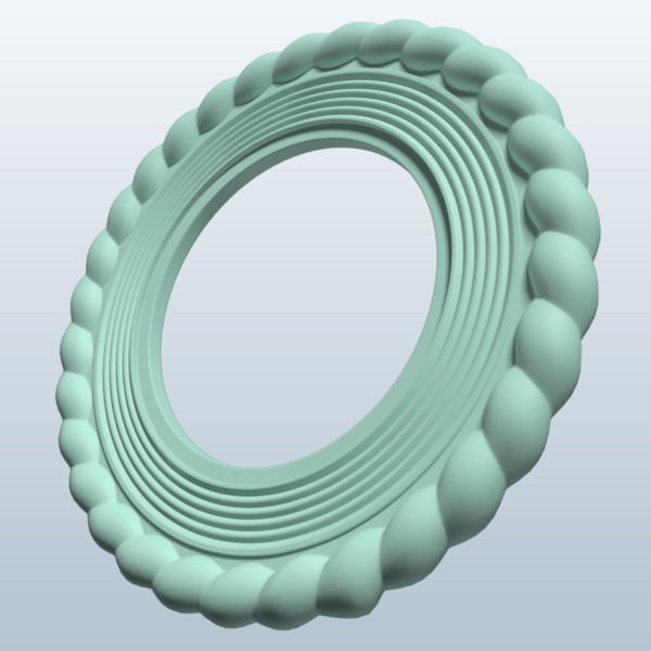 Wall Clock Surround 02 v1 Free 3D Model - .obj .stl - Free3D