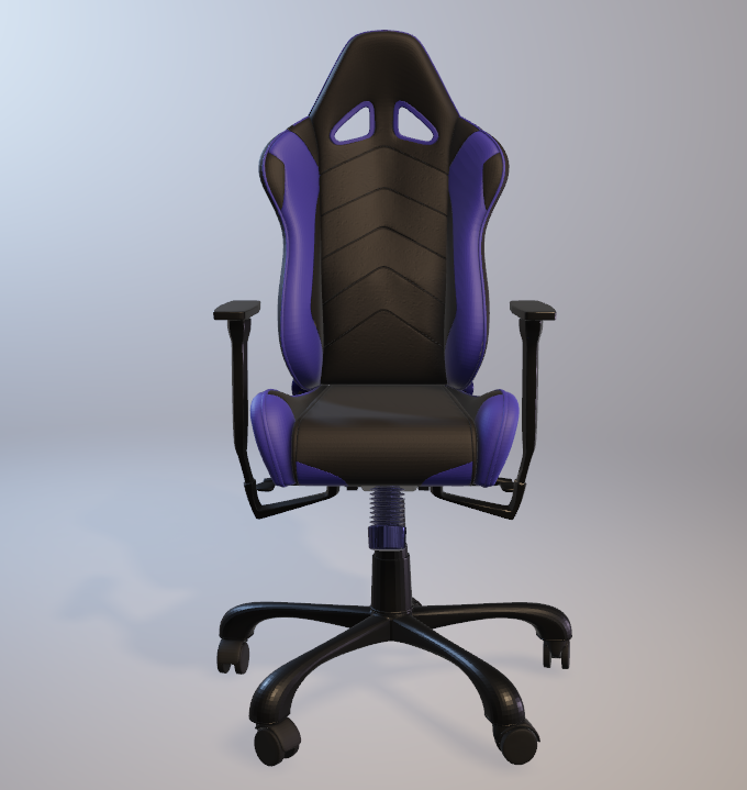 Gaming Chair Free 3D Model - .glb - Free3D